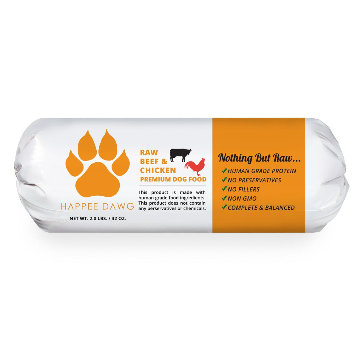 Beef & Chicken 2 lbs. – Totally Raw