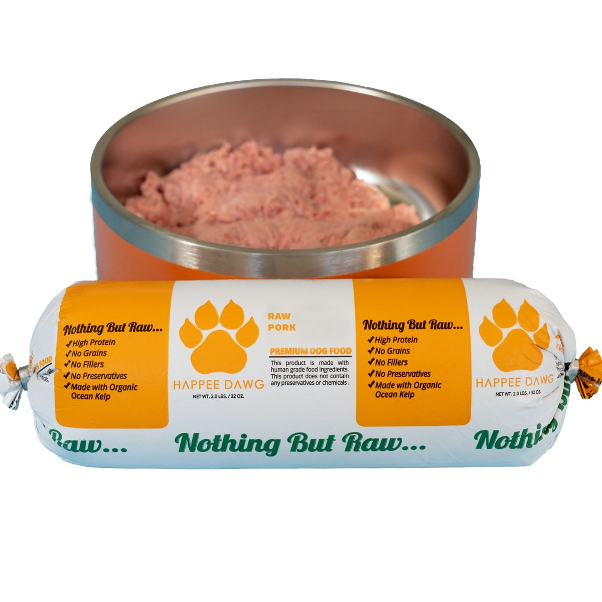 Free Range Pork Blend 2 lbs. – Totally Raw